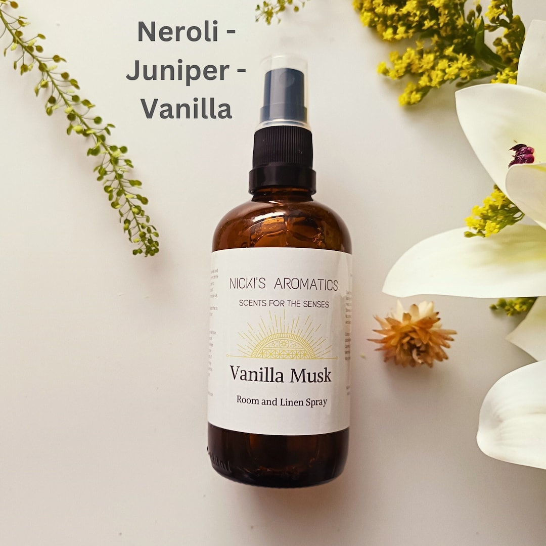 Vanilla Musk Room Spray – Spicy, Musky Scent With Black Pepper, Neroli ...