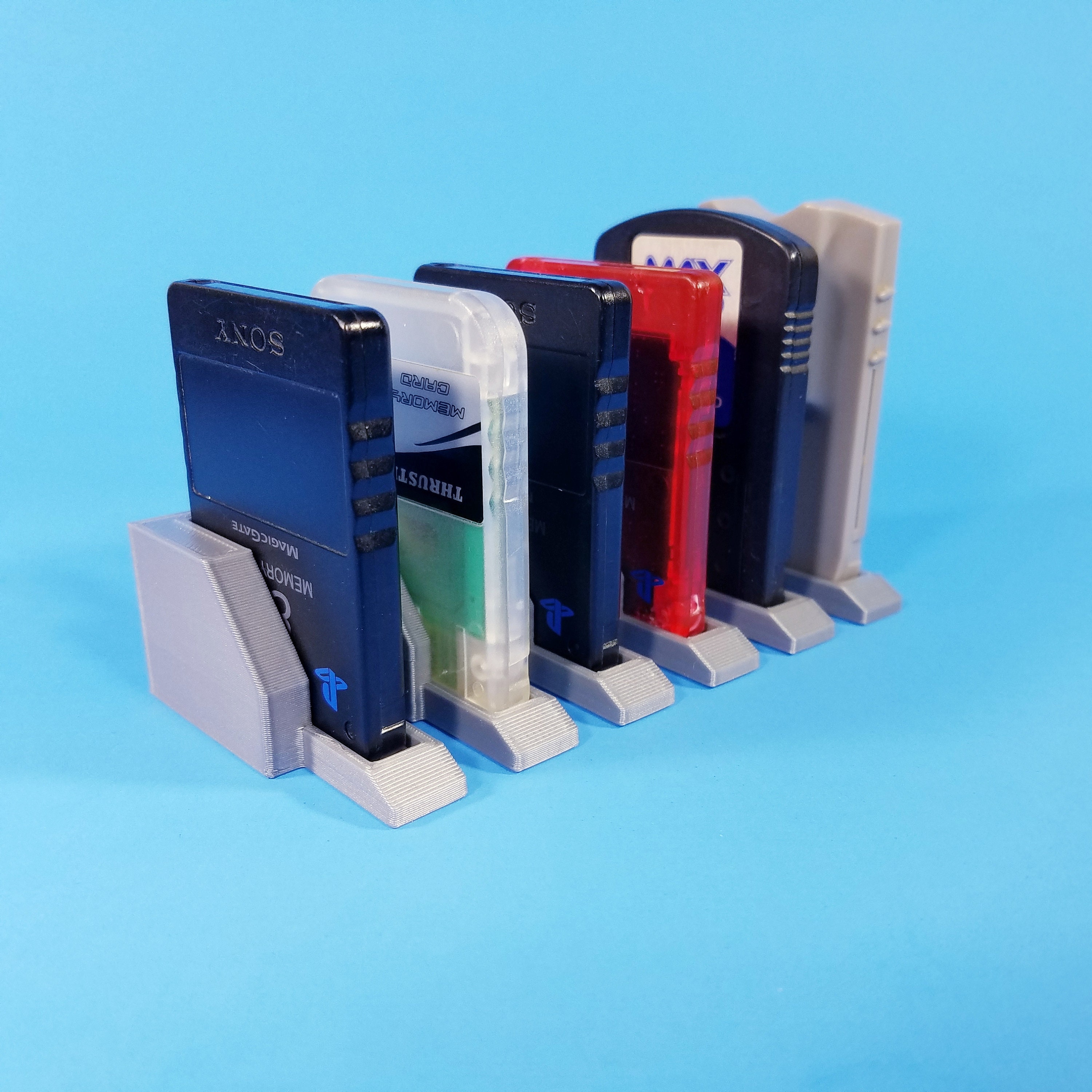 PS2 PS1 Memory Card Holder Organizer Custom 3D Printed 3 - Etsy