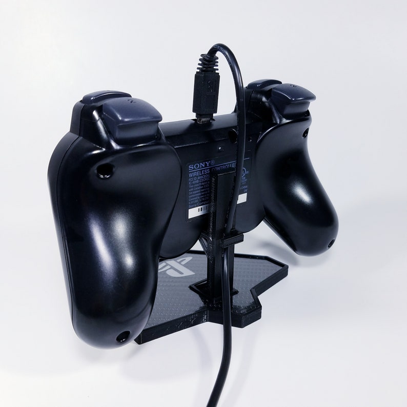 3D Printed PS3 Controller Stand – Playstation Mount With Cable Clip - Etsy