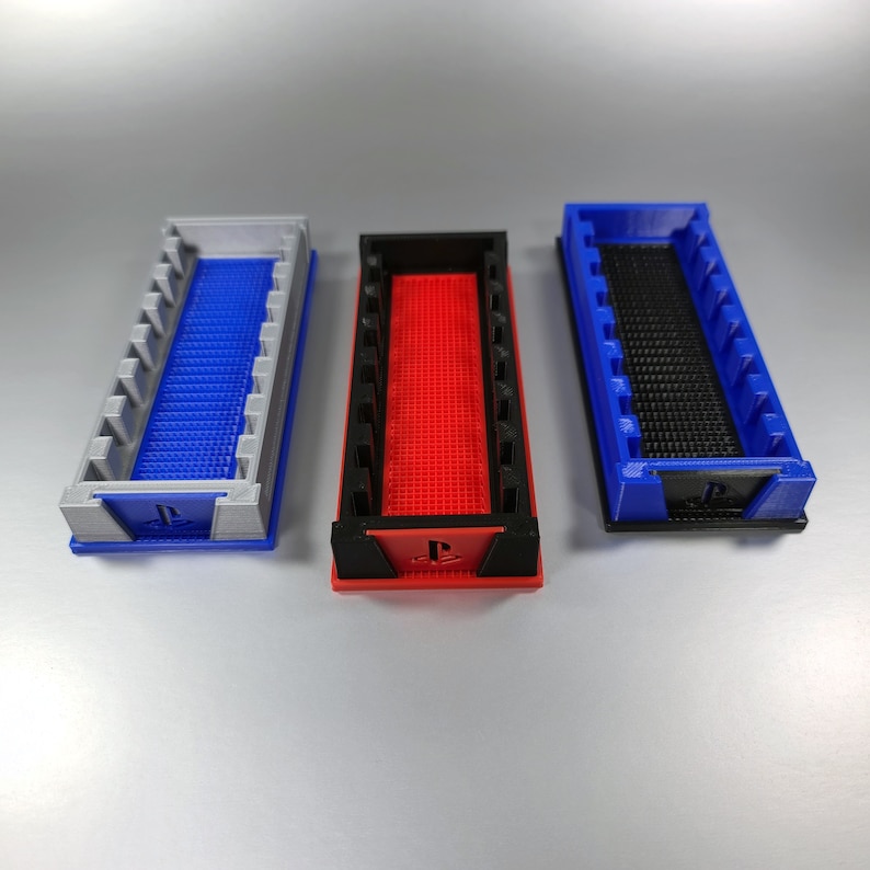 Custom PS2 PS1 Memory Card Holder Organizer Storage 3D Printed for ...