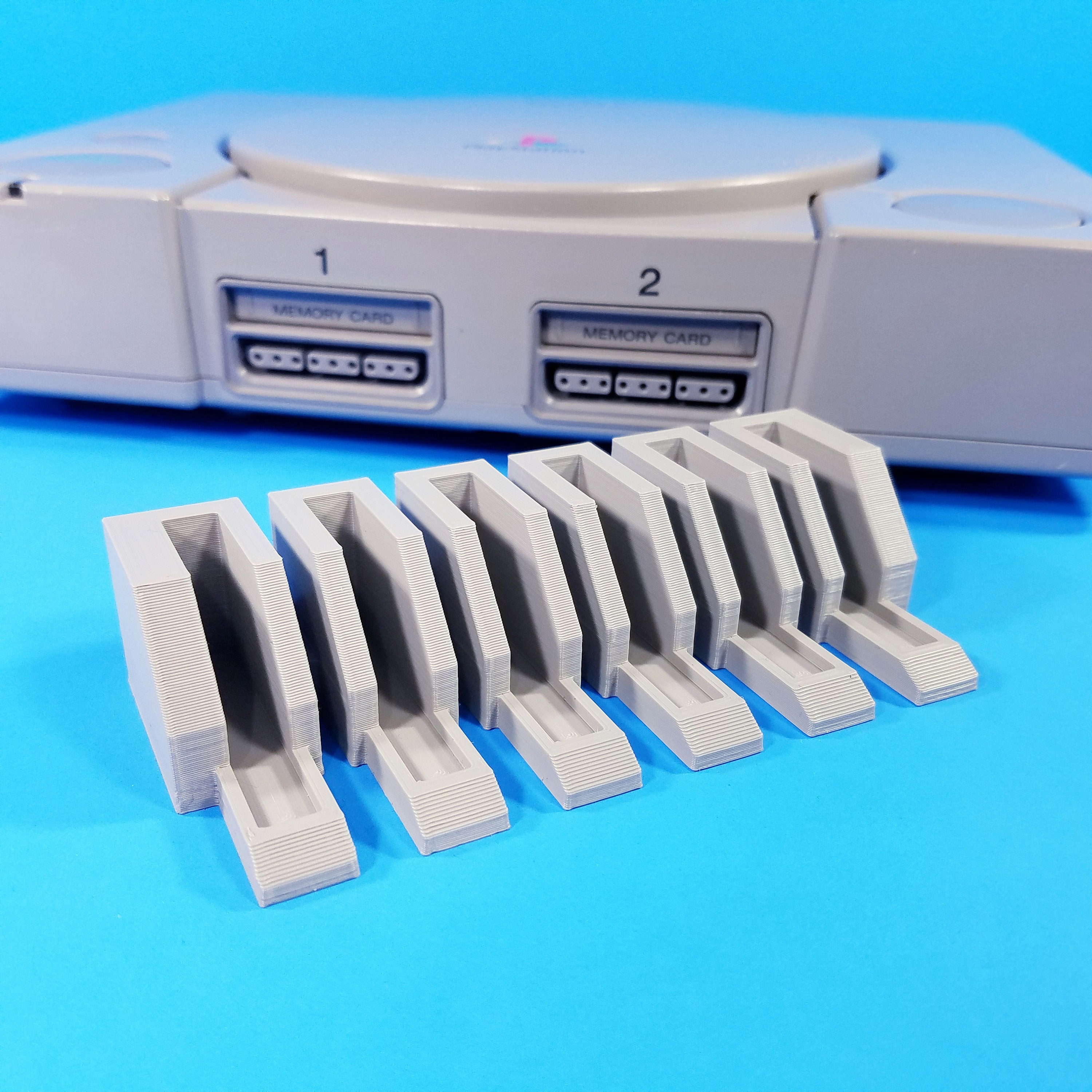 PS2 PS1 Memory Card Holder Organizer Custom 3D Printed 3 - Etsy