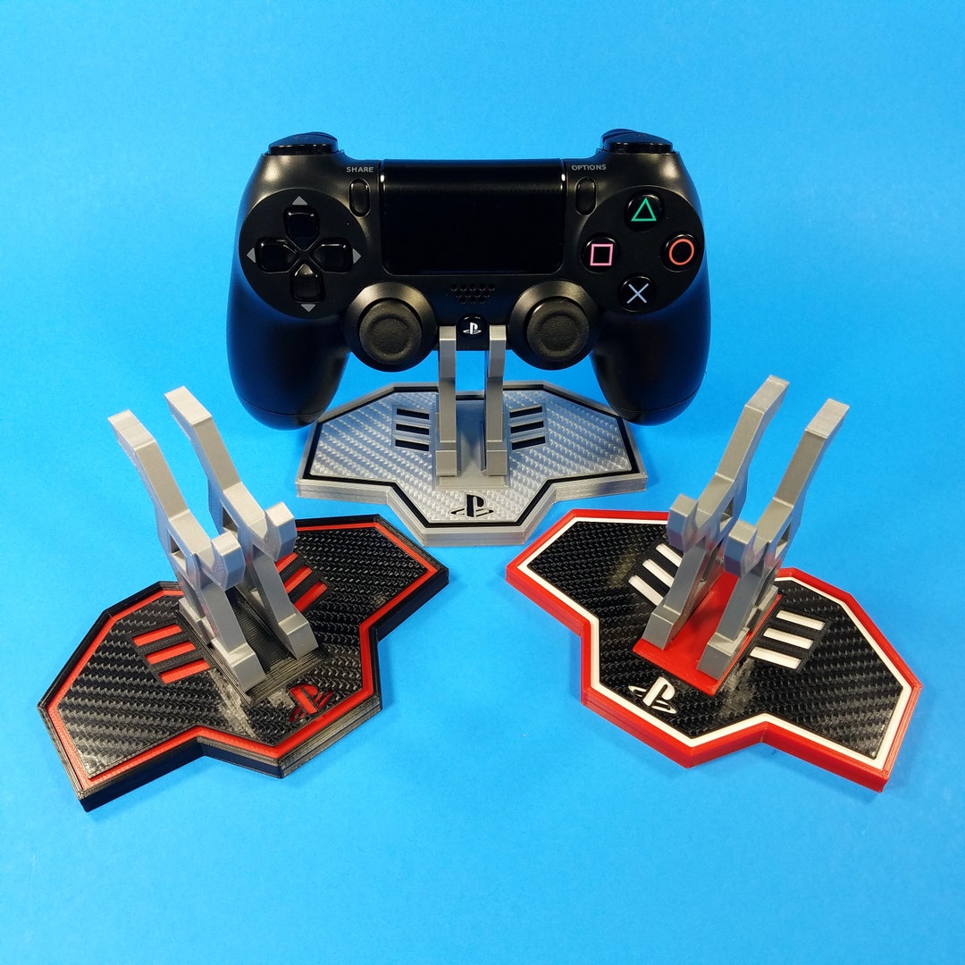 Custom PS4 PS5 Controller Display Stand - 3D Printed Playstation 4 5 ...