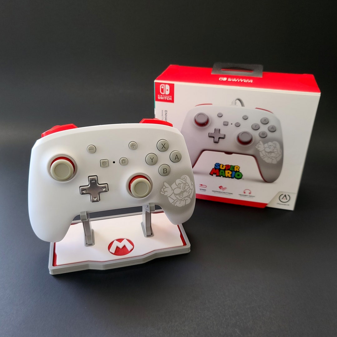 Super Mario Themed Stand for Nintendo Switch Pro and Powera Wired ...