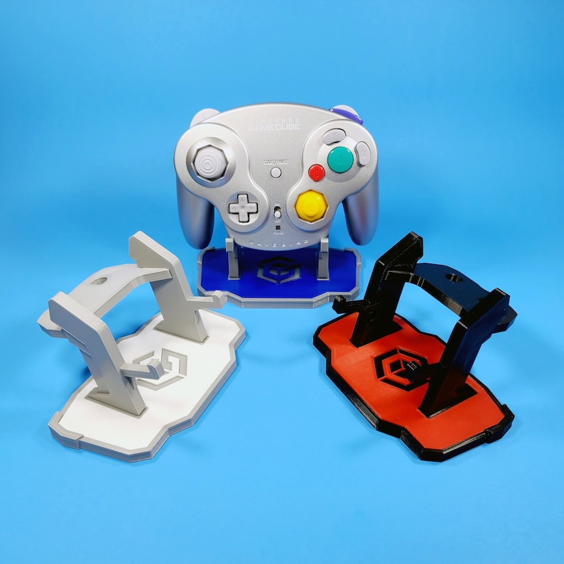 Custom Display Stand for Wavebird Nintendo Gamecube Controller - 3D Printed Mount Holder - Free ...