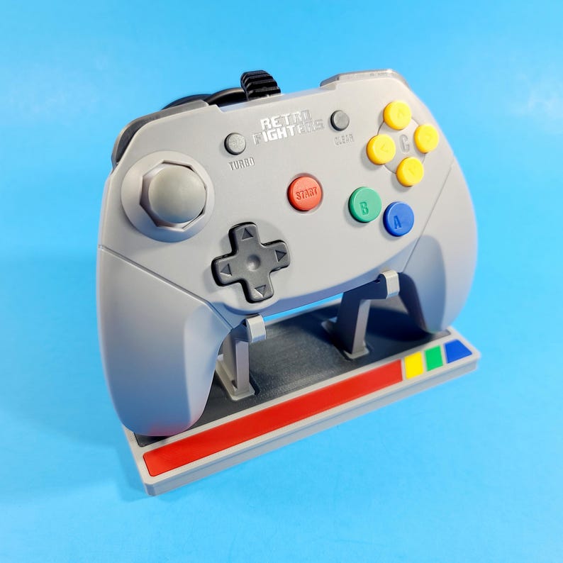 Retro Fighters Brawler64 Controller Stand – 3d-printed Display With ...