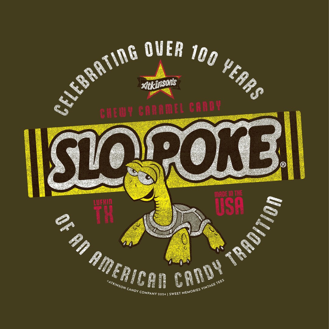 Slo Poke® Chewy Caramel Candy Tee - Etsy