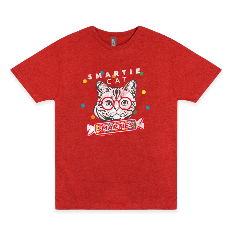 Smarties® Smartie Cat | Are You a SMARTIE CAT? Tee - Etsy
