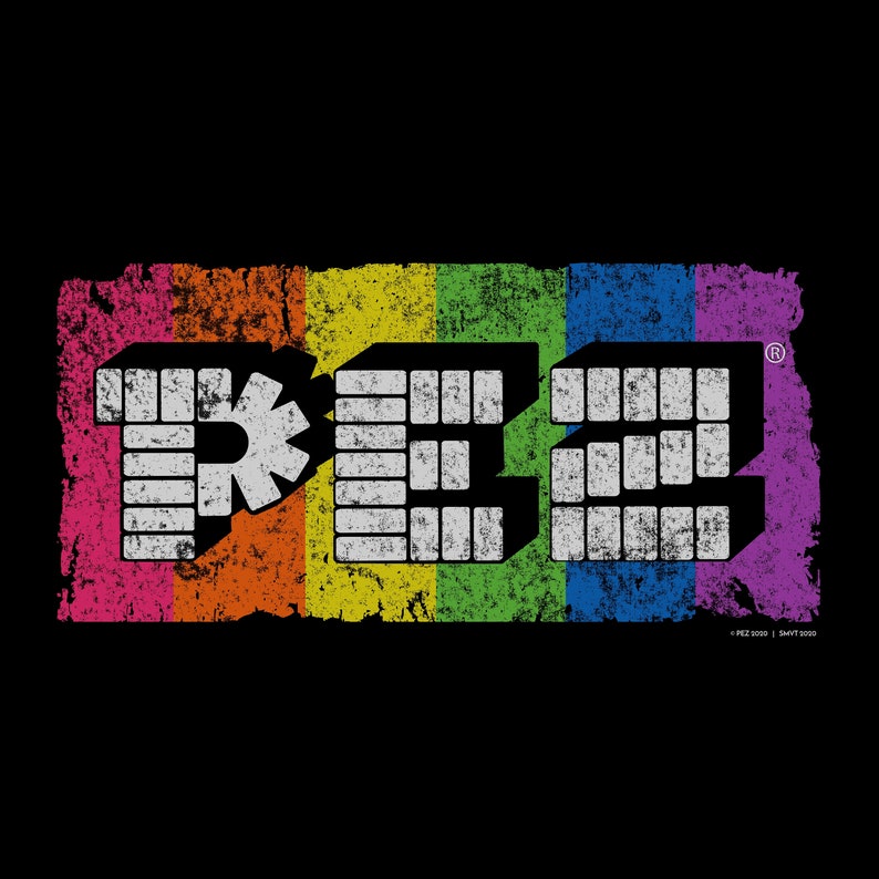 PEZ® Pride Diversity Tee 80s Bright Unisex T-shirt Rainbow - Etsy