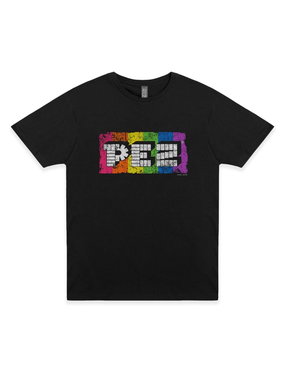 PEZ® 80s Neon Rainbow Tee - Etsy