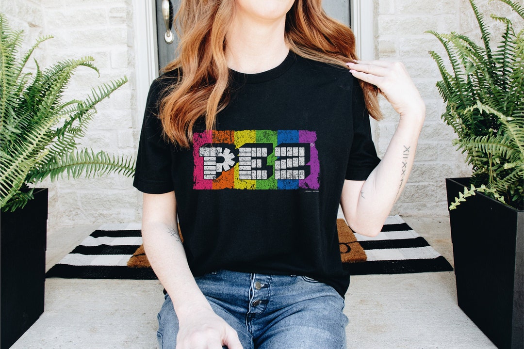PEZ® Pride Diversity Tee 80s Bright Unisex T-shirt Rainbow - Etsy