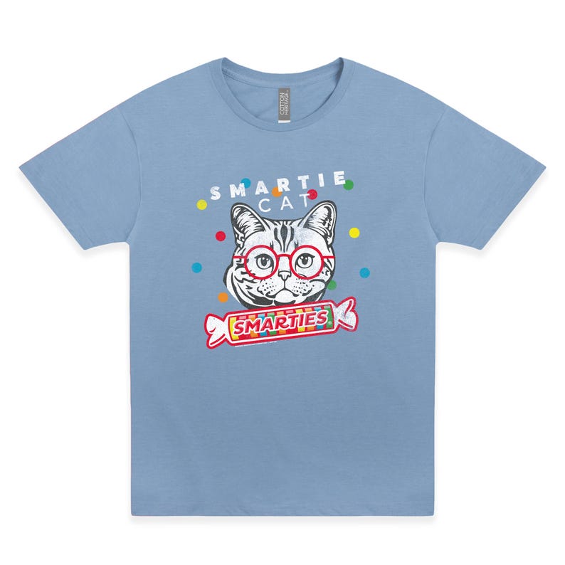 Smarties® Smartie Cat | Are You a SMARTIE CAT? Tee - Etsy