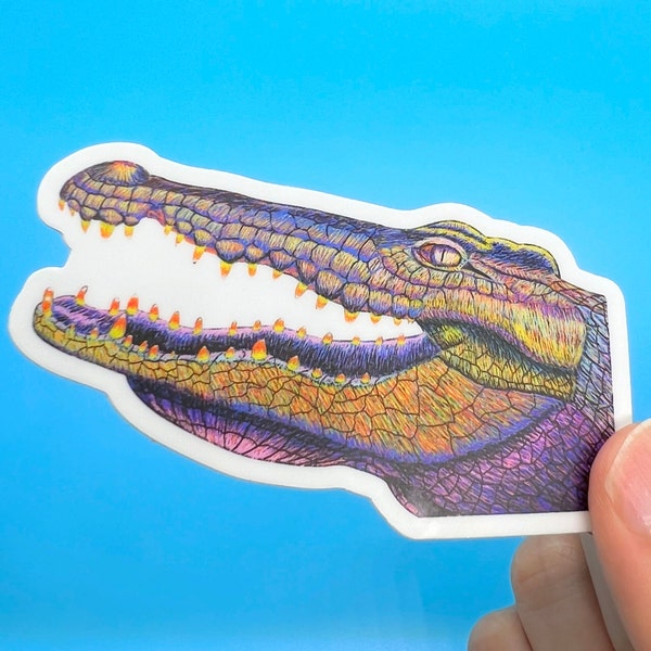 Crocodile Stickers - Etsy