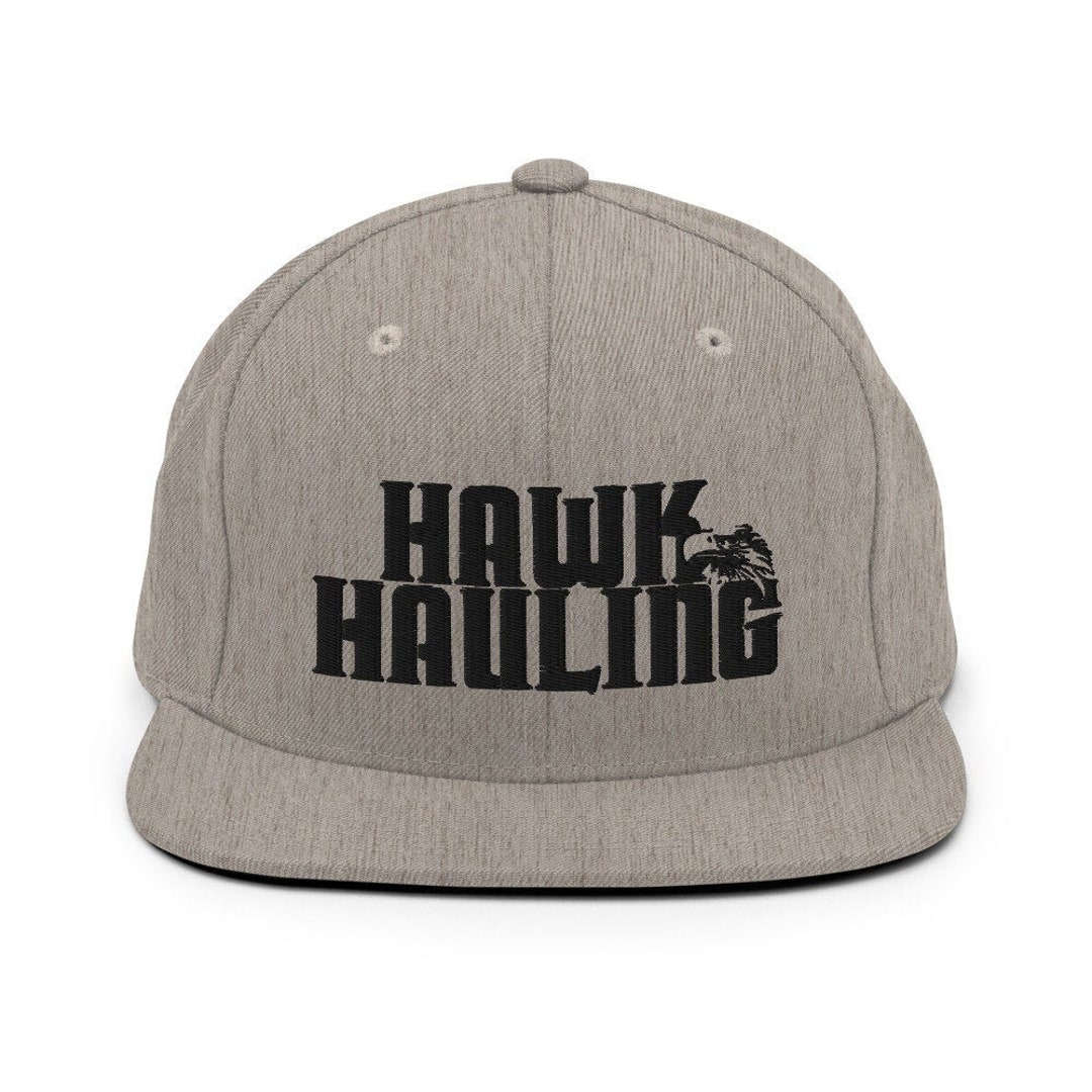 Hawk Hauling Flat Bill Snapback Cap Embroidered 6-panel - Etsy