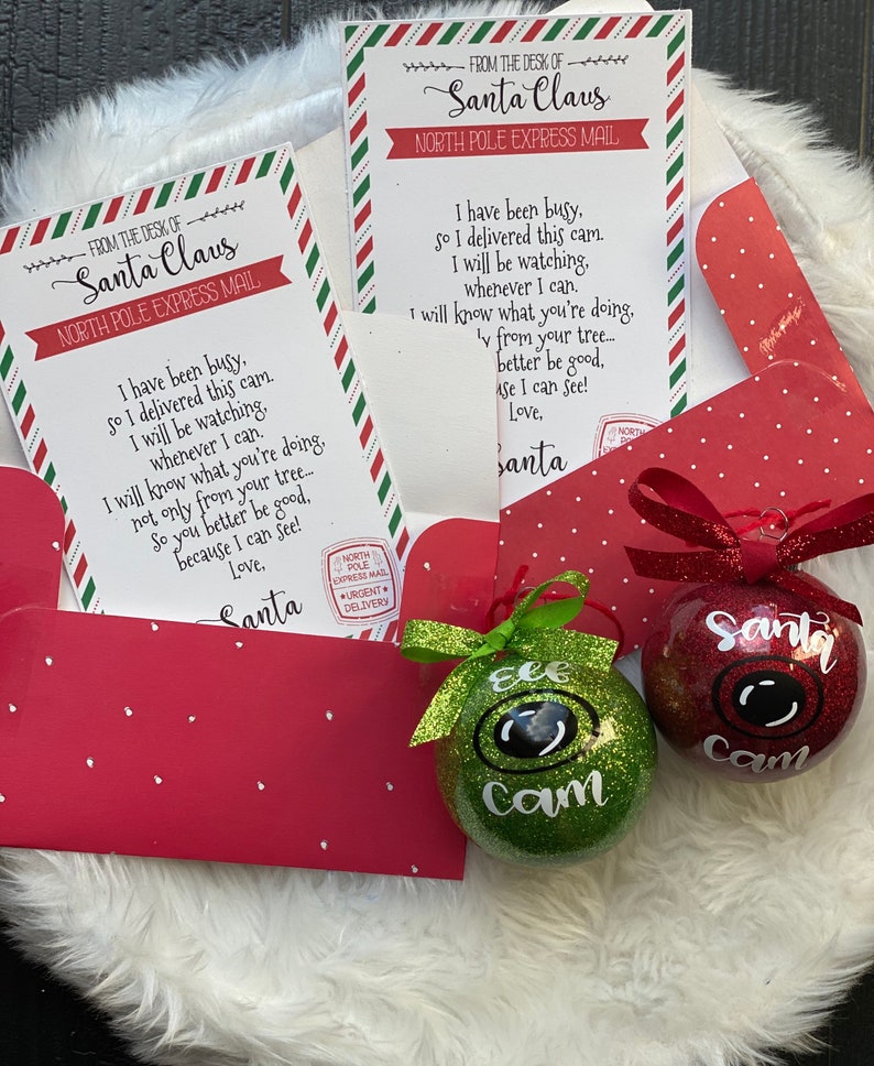 Santa Cam / Elf Cam / Christmas Ornament / Holiday Gifts / - Etsy