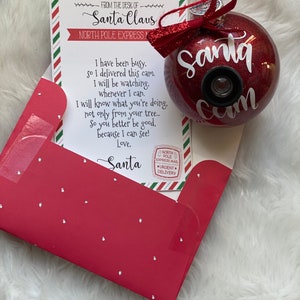 Santa Cam / Elf Cam / Christmas Ornament / Holiday Gifts / - Etsy