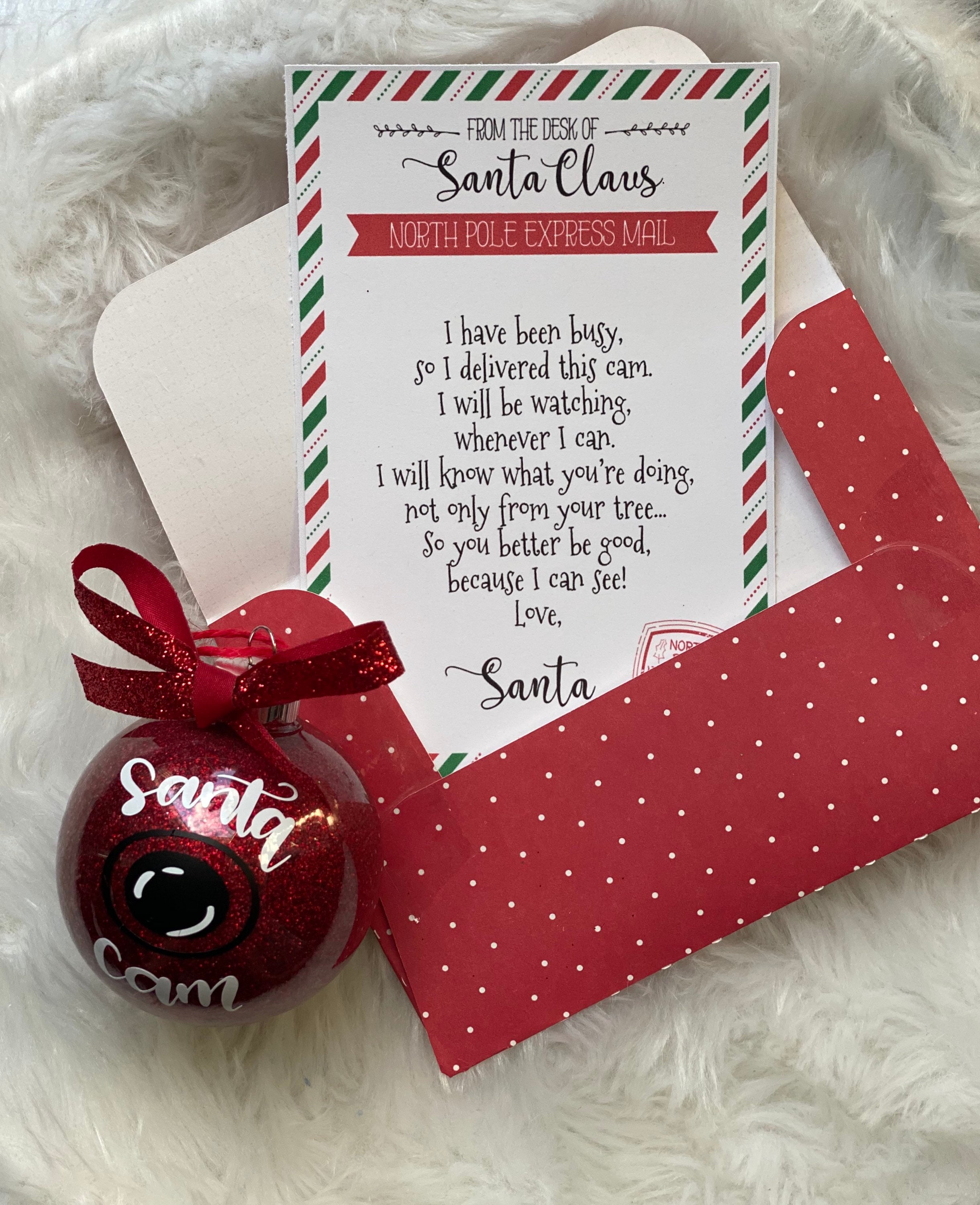 Santa Cam / Elf Cam / Christmas Ornament / Holiday Gifts / | Etsy