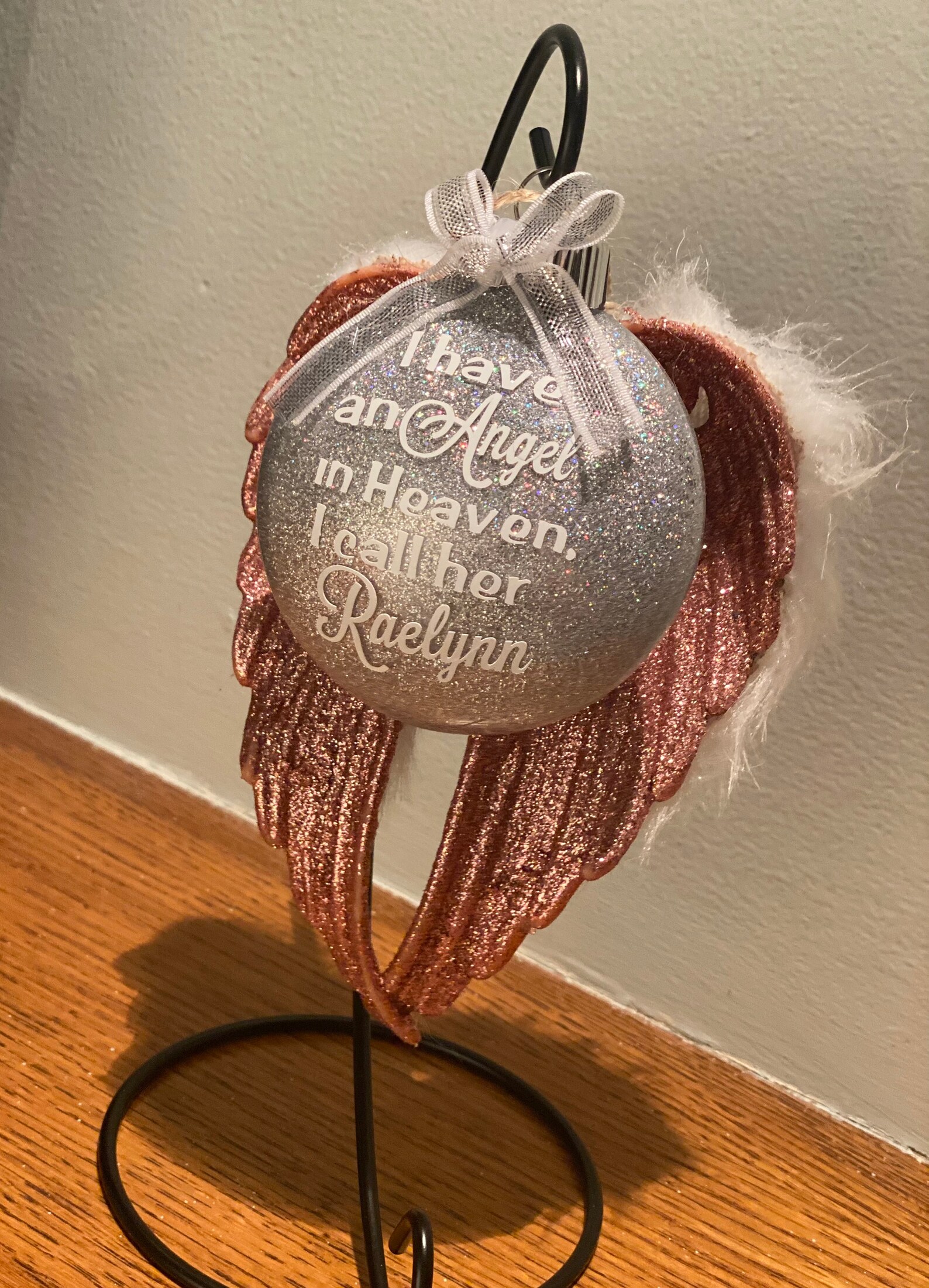 Angel Wings Ornament / Angel Wings Memorial Ornament / - Etsy