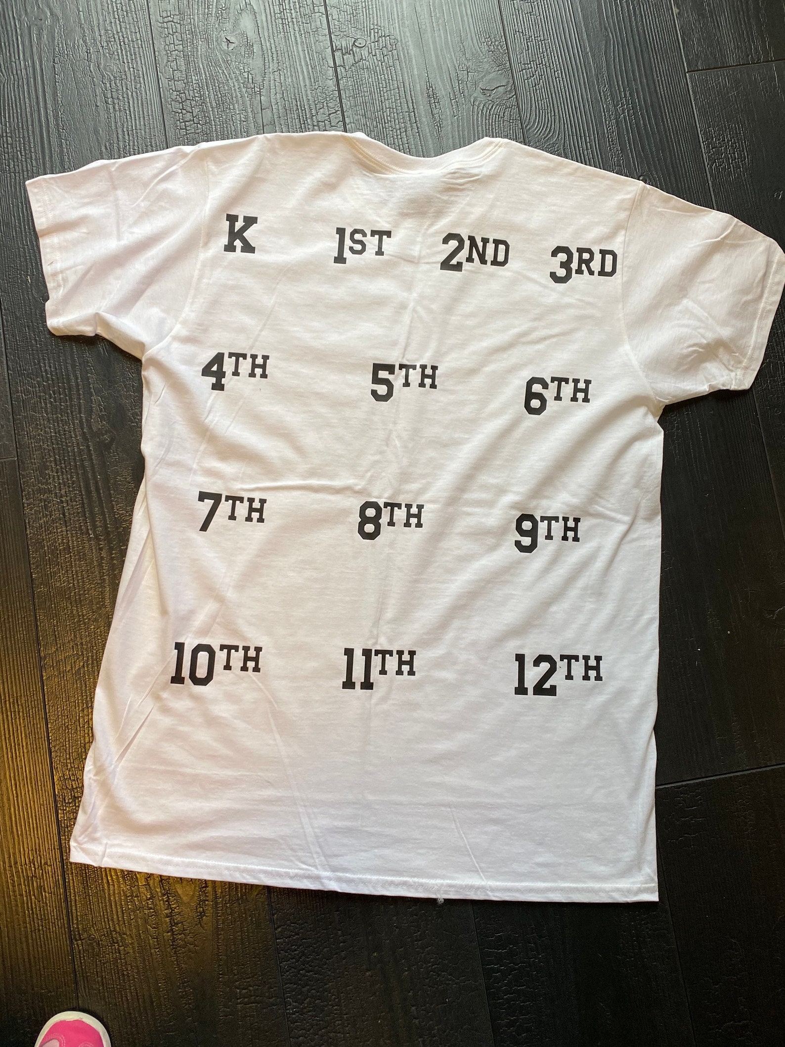 Kids K Through 12 Handprint Shirt / School Shirt / - Etsy