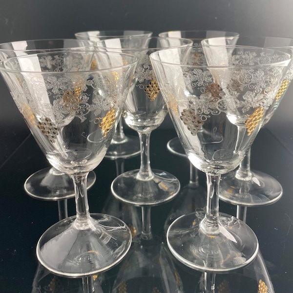 Vintage Wine Glasses (You'll Enjoy) - Etsy
