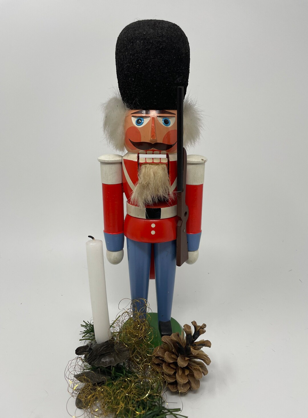 Vintage Nutcracker Guard Erzgebirge Folk Art GDR Christmas - Etsy