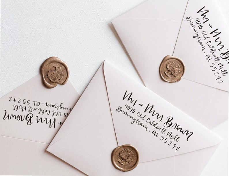 Calligraphy Envelope Addressing Hand-lettered Envelopes for - Etsy