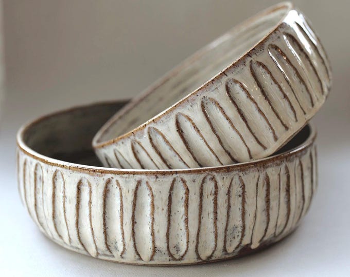 Pottery Bowl Handmade Pottery Serving Bowl Ceramic Bowl Handmade ...