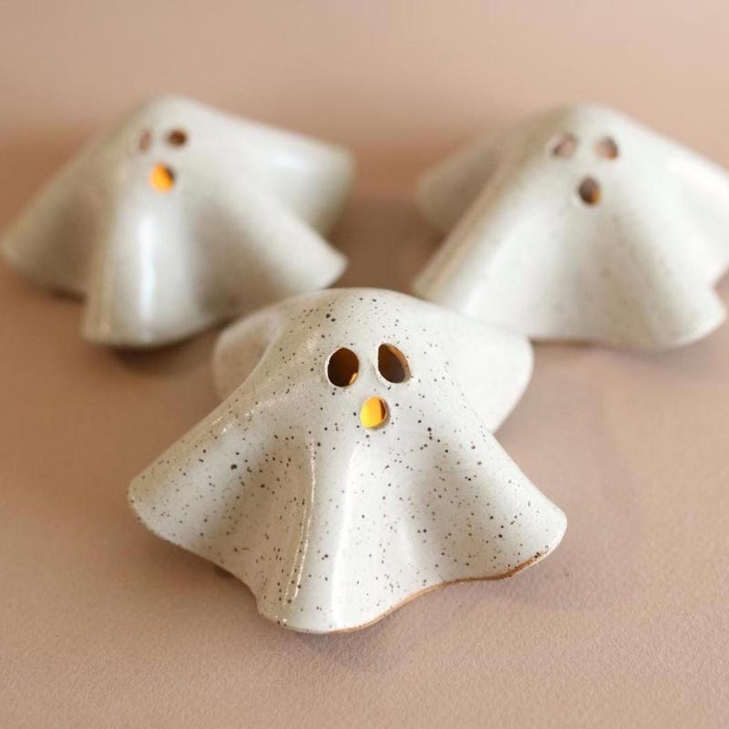 Pottery Luminary - Etsy