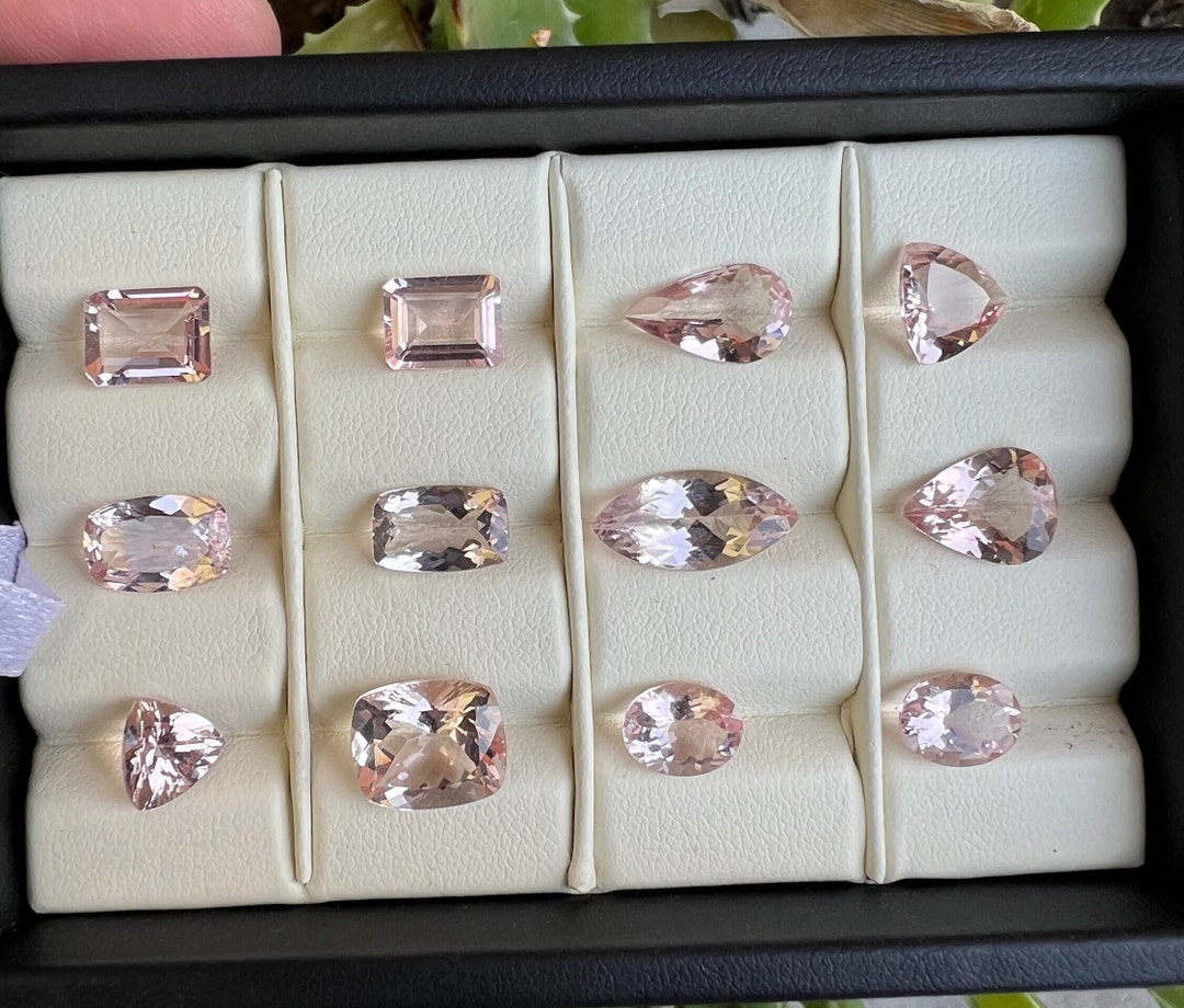 Natural Morganite Gemstone, Morganite Faceted Gemstone, Morganite ...