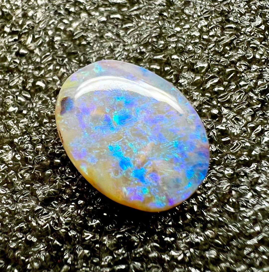 Highest Quality 100% Natural Blue Fire Australian Opal Cabochon, Loose ...