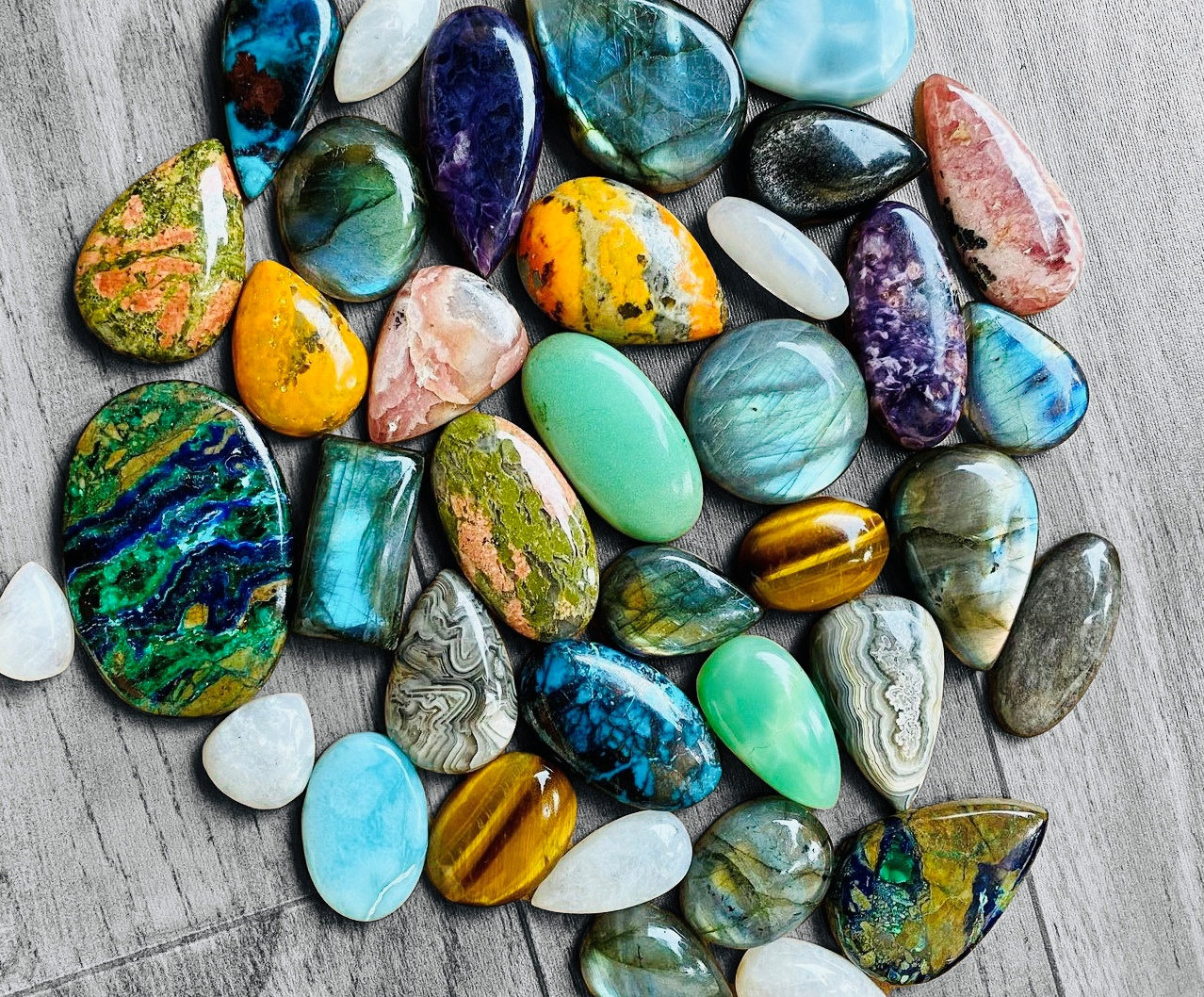 Aaanatural Mix Cabochon Mix Lot Cabochon Loose Gemstone - Etsy