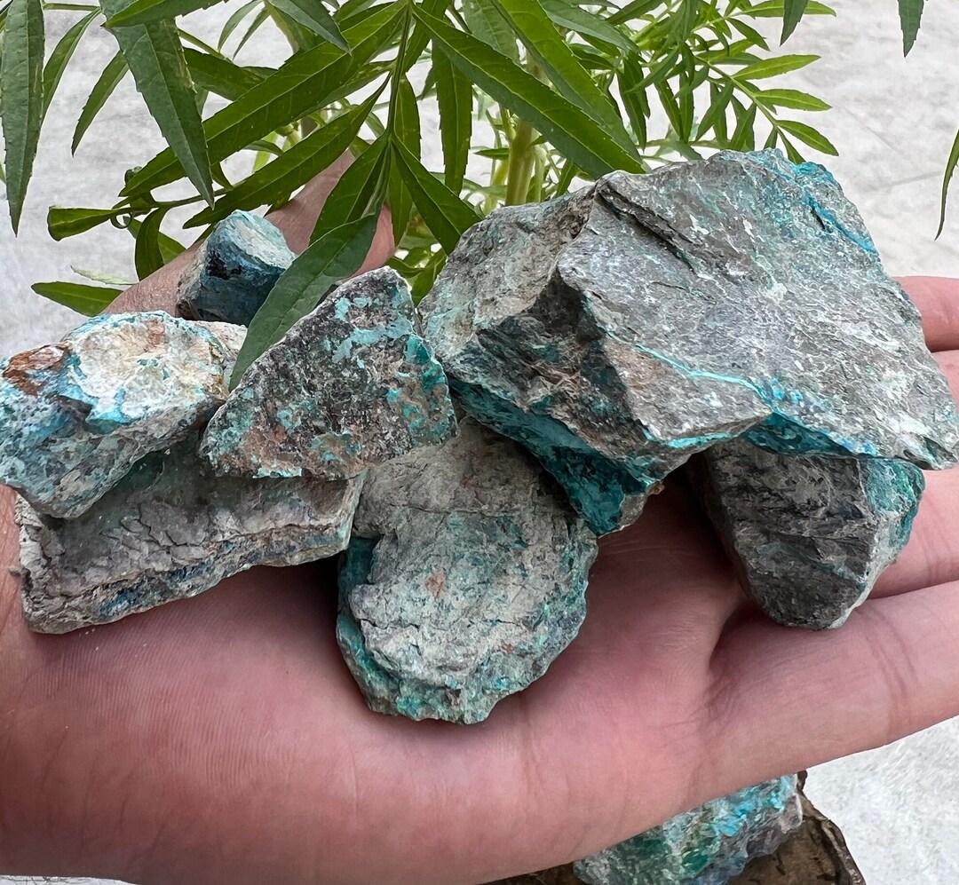 Natural Chrysocolla Rough, Chrysocolla Gemstone Row, Chrysocolla Loose ...