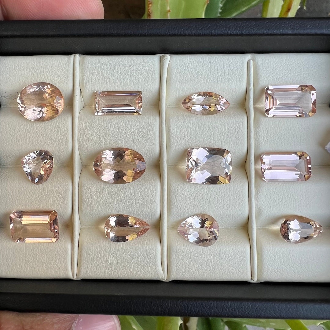 Natural Morganite Gemstone, Morganite Faceted Gemstone, Morganite ...