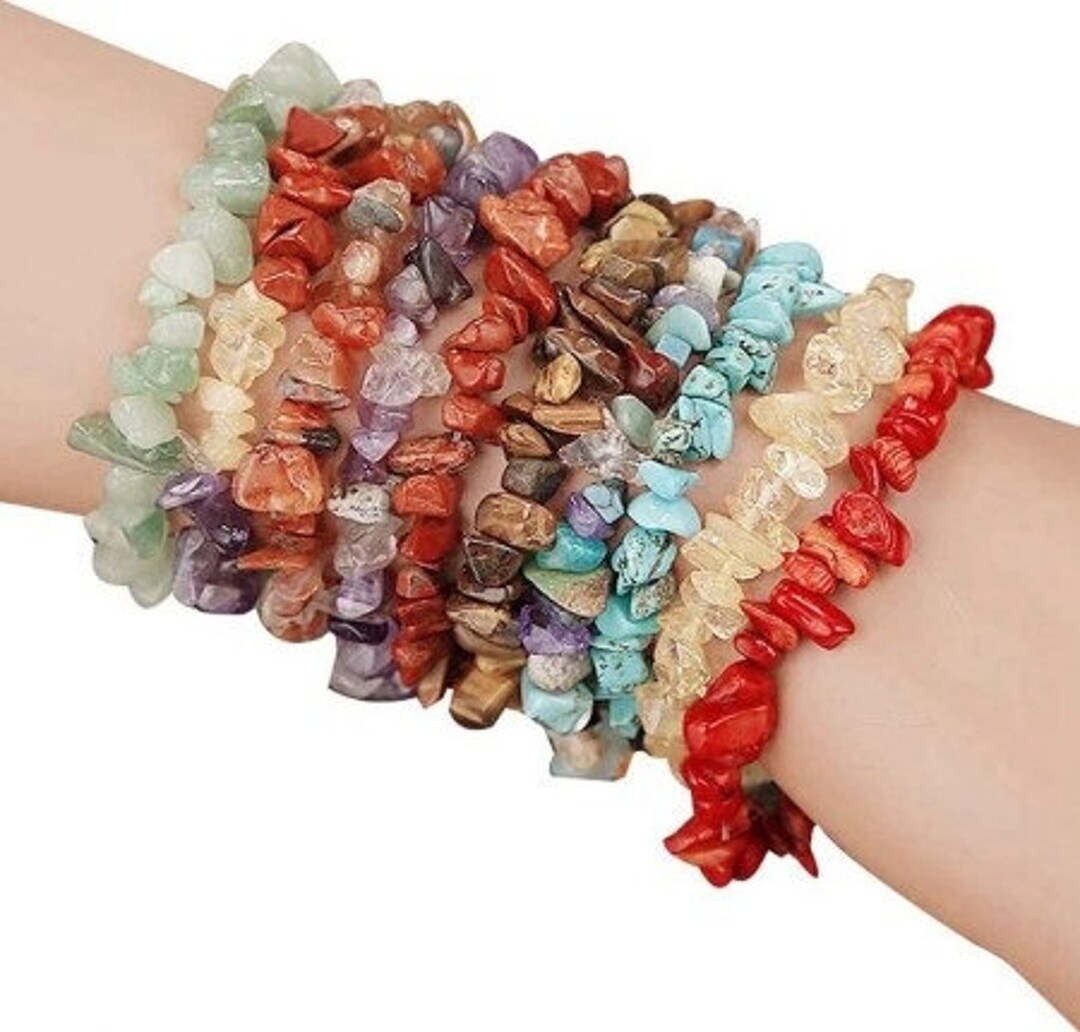 Natural Gemstone Chip Beads Freeform Chip Nugget Beads Assorted ...