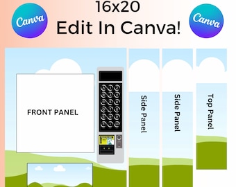 Vending Machine Template|blank Vending Machine Template|vending Machine ...