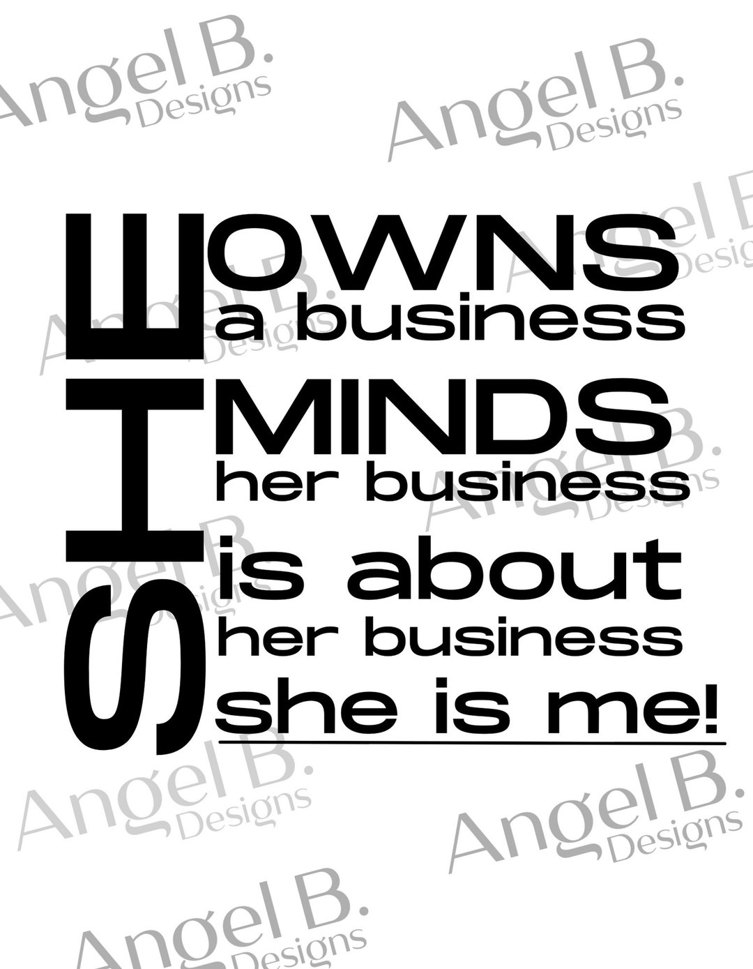 Hustle Svg - Woman Owned Business Svg - Etsy