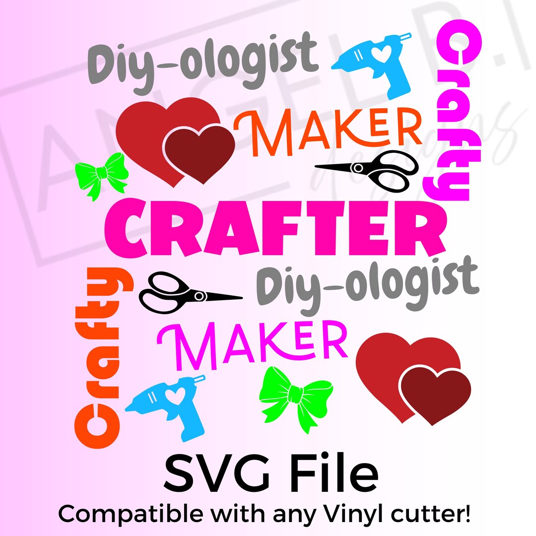 CRAFTER Svg File for Vinyl Cutters - Etsy