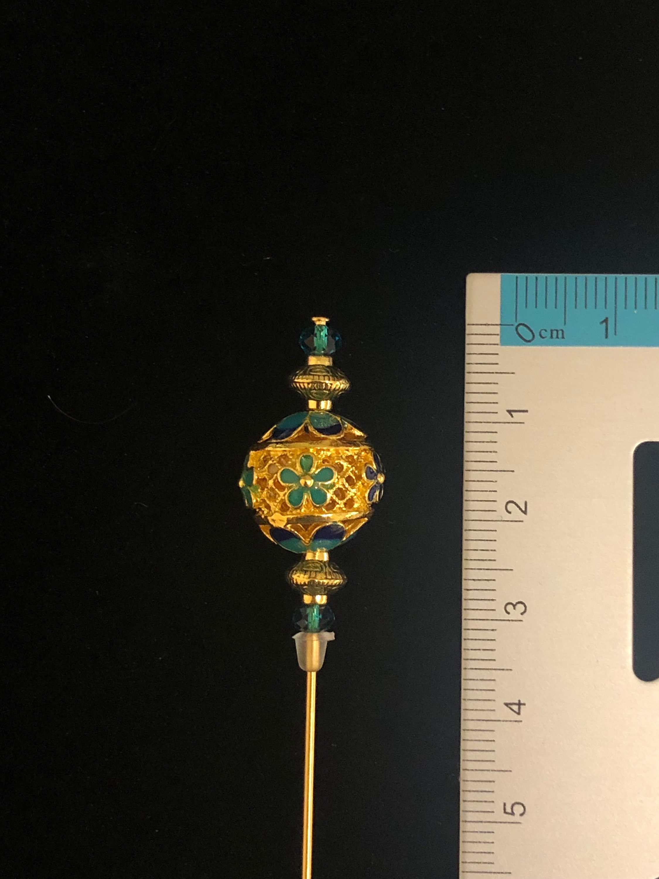 Decorative Gold Hat Pins/lapel Pins /hijab Pins/brooch Pins: 2 ...