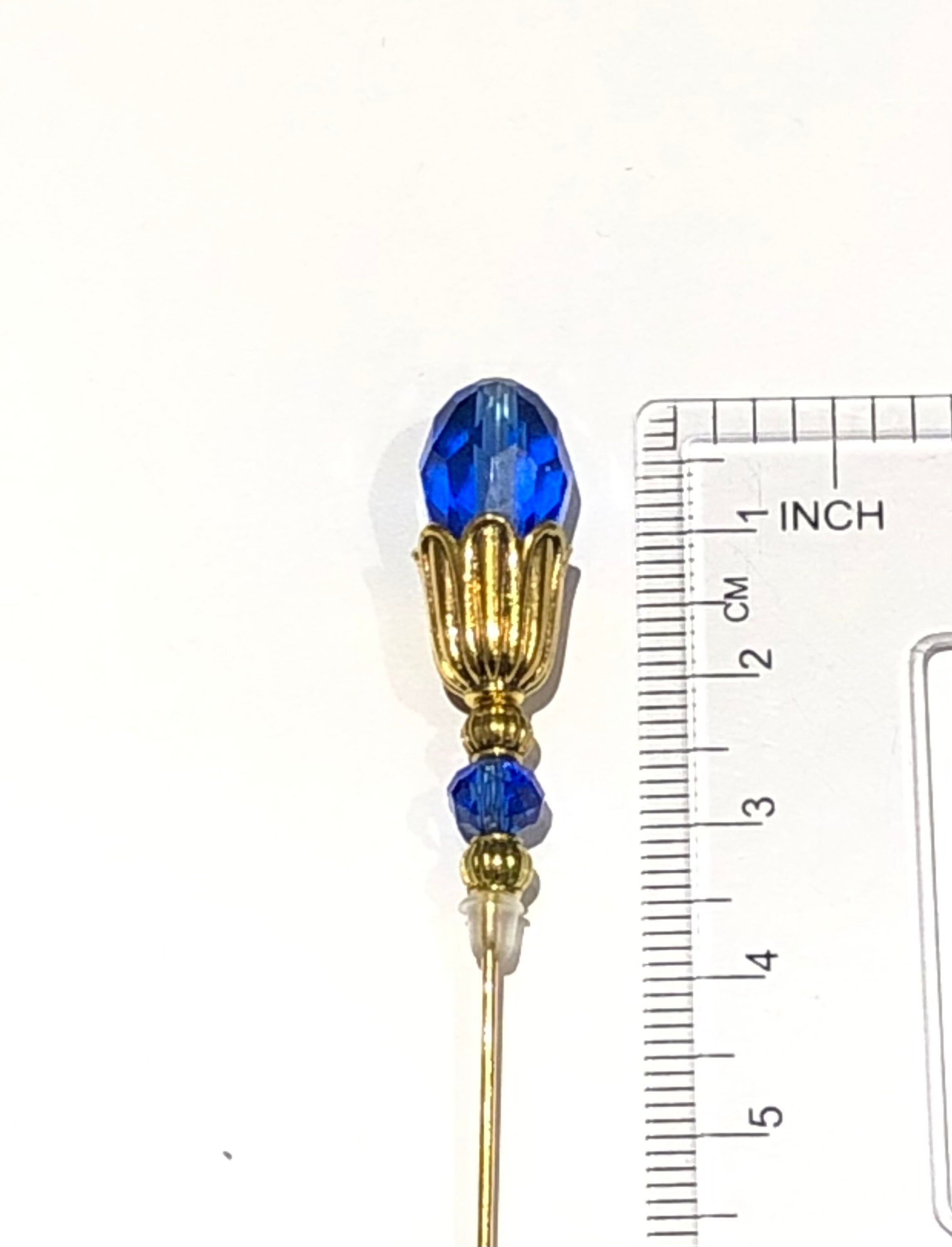 Crystal and Pearl Gold Hat Pins in a Choice of Colours and Length - Etsy