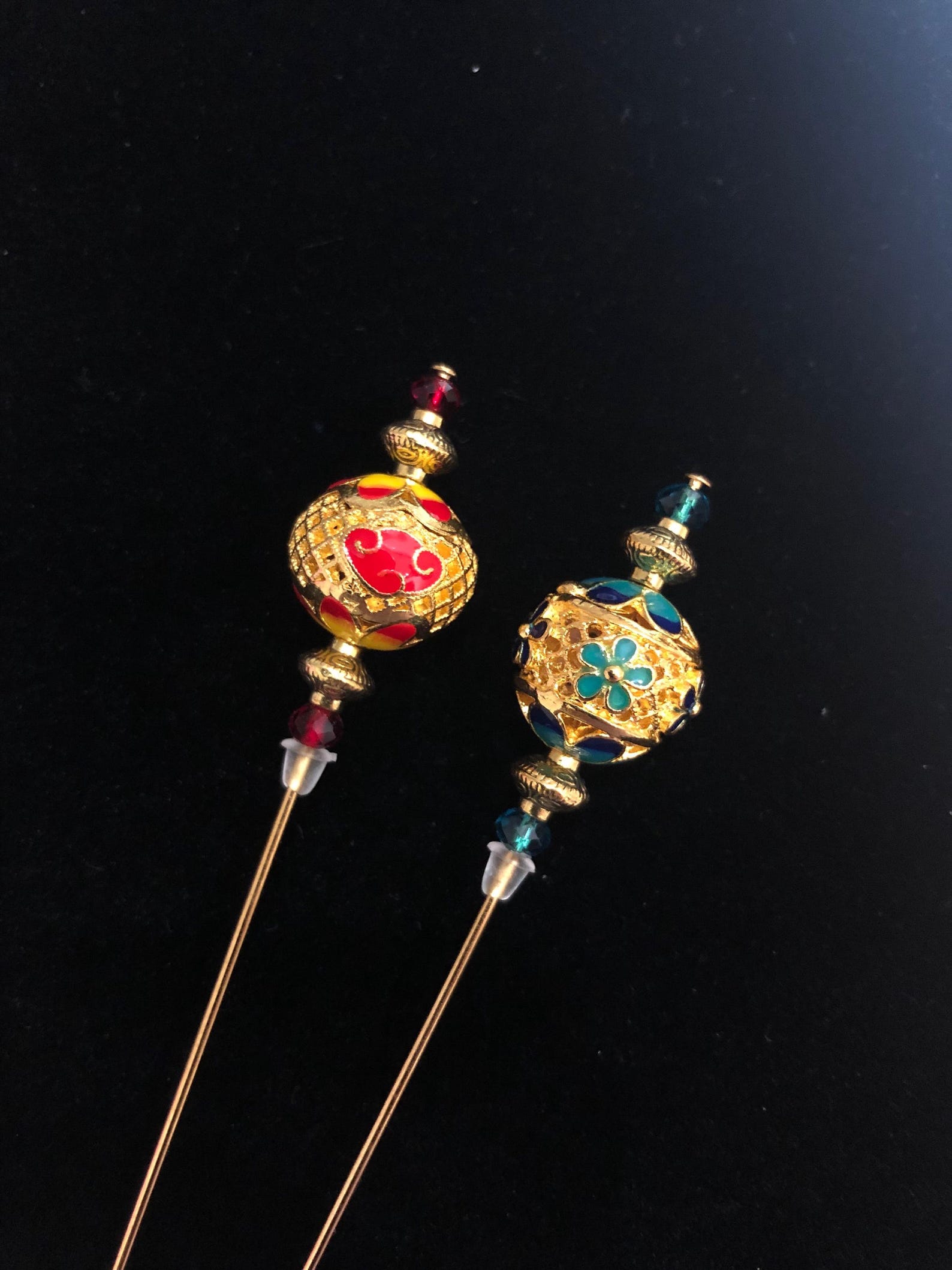 Decorative Gold Hat Pins/lapel Pins /hijab Pins/brooch Pins: 2 ...
