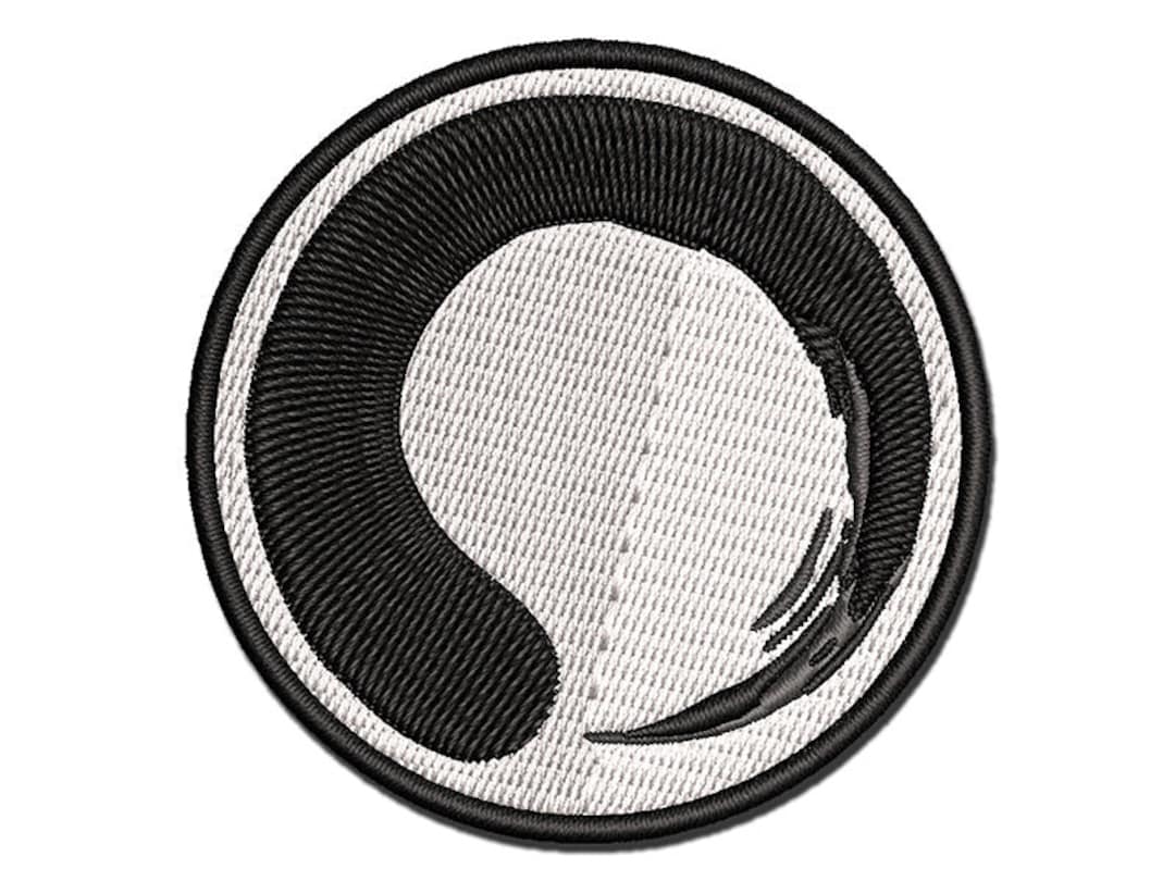 Enso Zen Buddhism Infinity Circle Multi-color Embroidered Iron-on Patch ...