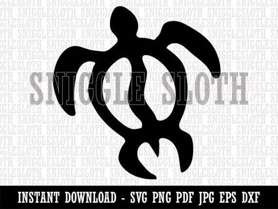 Honu Hawaiian Sea Turtle Clipart Instant Digital Download SVG - Etsy