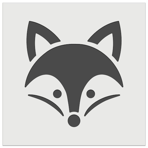 Fox Face Stencil Reusable Stencils for Painting Create DIY - Etsy