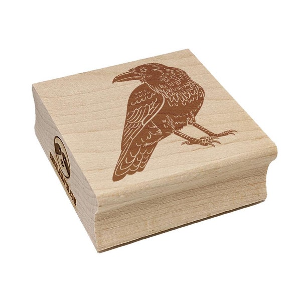 Crow Rubber Stamp - Etsy