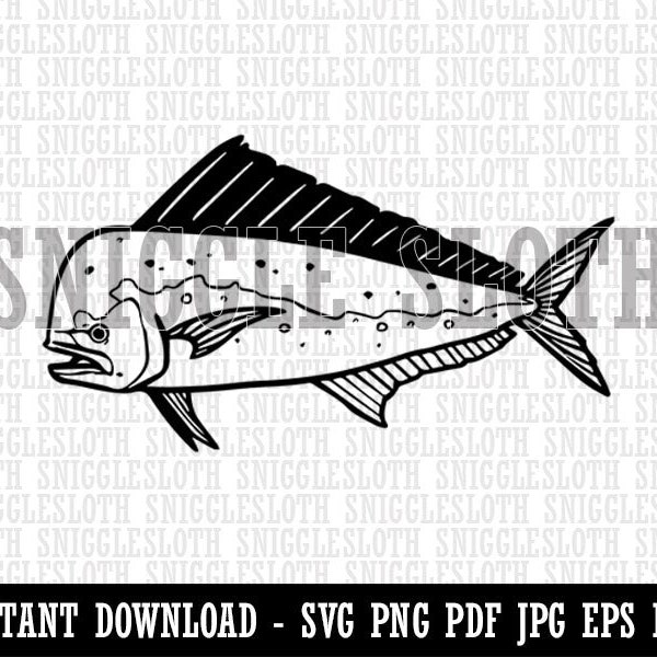 Mahi Mahi Dxf - Etsy