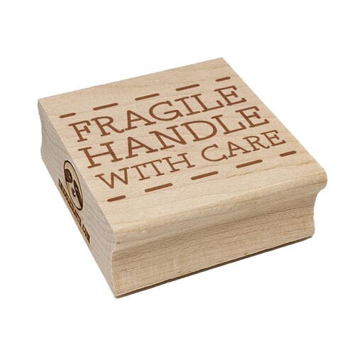 FRAGILE Stamp Fragile Please Handle With Care Stamp - Etsy