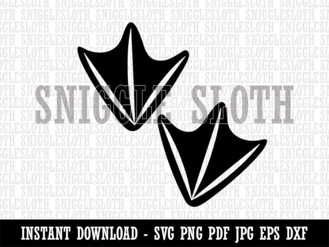 Duck Tracks Footprints Clipart Instant Digital Download SVG EPS PNG pdf ...