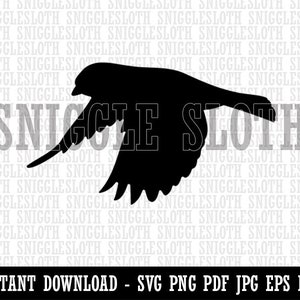 Finch Flying Bird Clipart Instant Digital Download SVG EPS PNG - Etsy