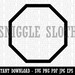Octagon Border Outline Clipart Instant Digital Download SVG EPS PNG Pdf ...