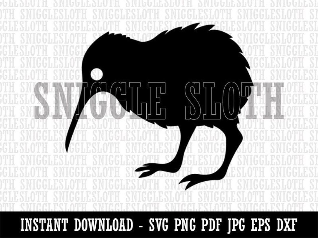 Buy New Zealand Kiwi Bird Clipart Instant Digital Download SVG EPS ...