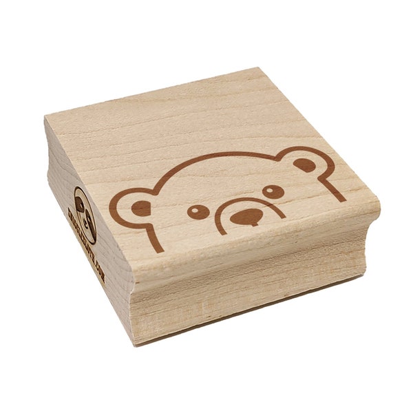 Bear Rubber Stamp - Etsy